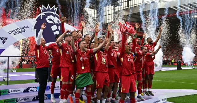 Liverpool lift Premier League trophy after Palace draw - Breitbart