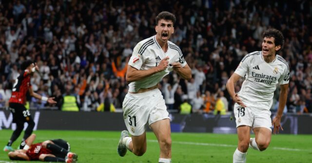 Real Madrid delay Barca celebrations with late Liga win over Mallorca ...