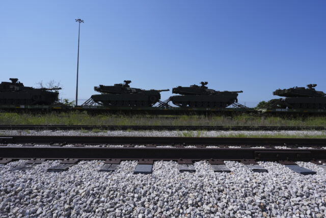 Photos of preparations for military parade marking the 250th ...