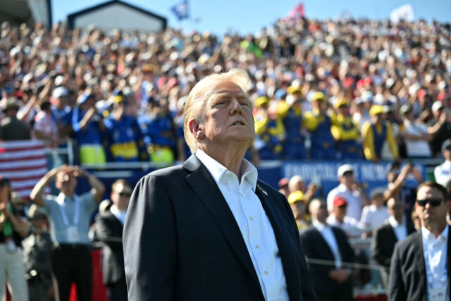 Trump swings by the Ryder Cup, soaking up fans’ love after vowing ...