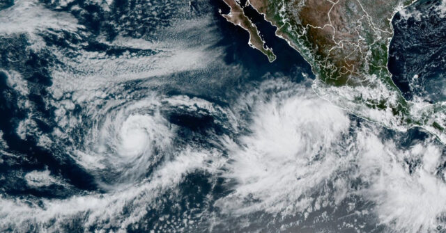 Tropical Storm Priscilla forms in the Pacific Ocean off the coast of ...