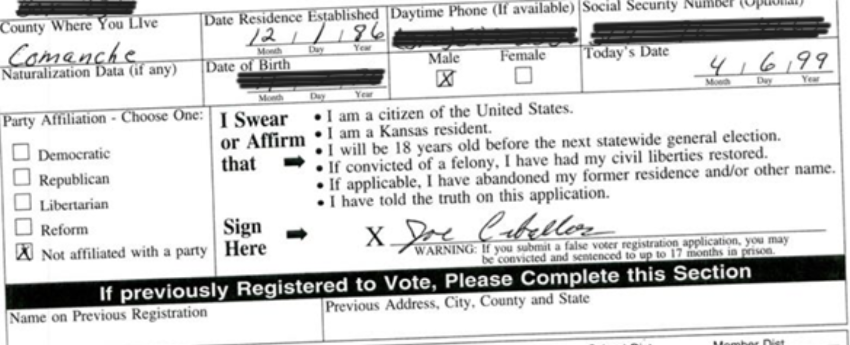 DHS: Mexican Man, Elected Mayor in Kansas, Committed Voter Fraud 3X
