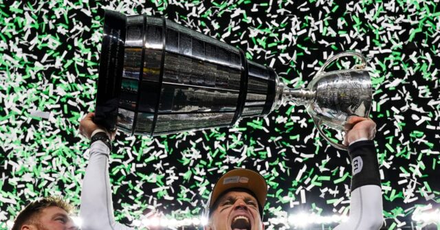 Roughriders force late fumble at goal line, beat Alouettes 25-17 for ...