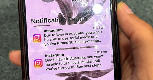 Social media sites block 4.7 million underage accounts in Australia ...