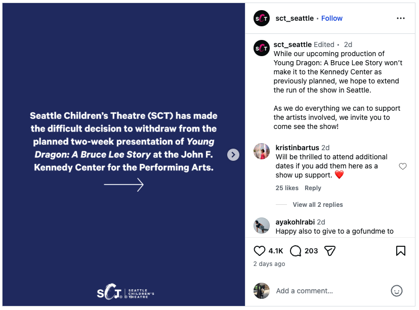 Bruce Lee Play and Vocal Arts DC Join Growing List of Kennedy Center ...