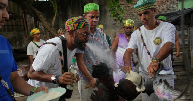 Cuba's Santeros offer gifts and ask deities for peace as tensions rise ...