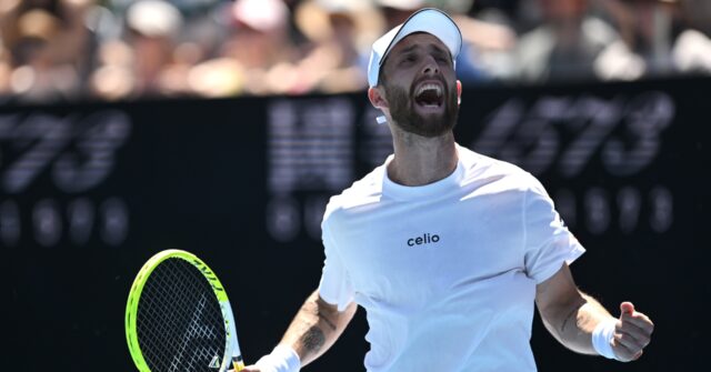 Moutet's underarm serve seals Australian Open first-round win - Breitbart