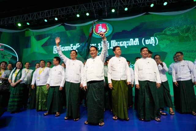 Military-backed party leads in early election results in Myanmar ...