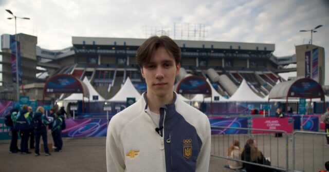 Ukraine's only figure skater channels his family's journey through war ...