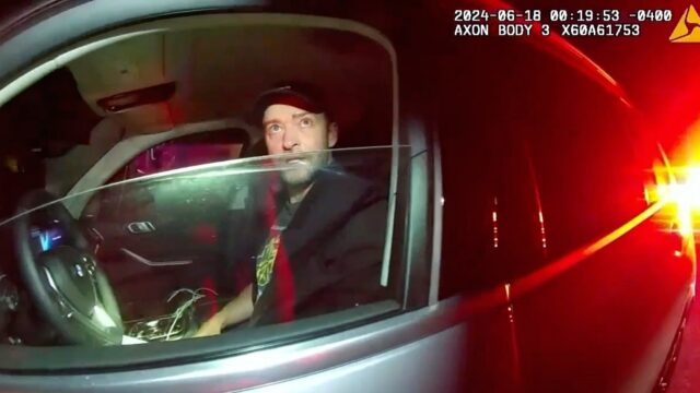 Police video of Justin Timberlake's 2024 drunken driving arrest ...