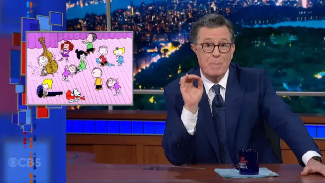 CBS Pays Fee for Stephen Colbert's Unauthorized Use of 'Peanuts' Song ...