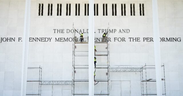 Trump's name removed from Kennedy Center arts venue - Breitbart