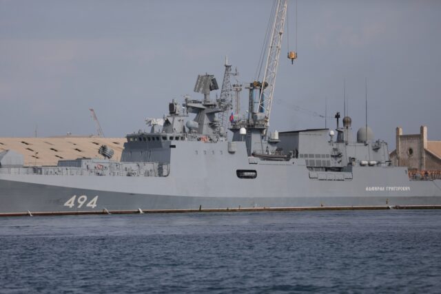 UK military investigates report that Russian warship fired warning ...