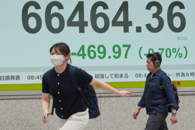 Asian shares mostly slip as latest fighting undermines the US-Iran ...